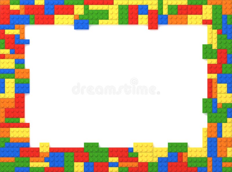 Lego Bricks Border