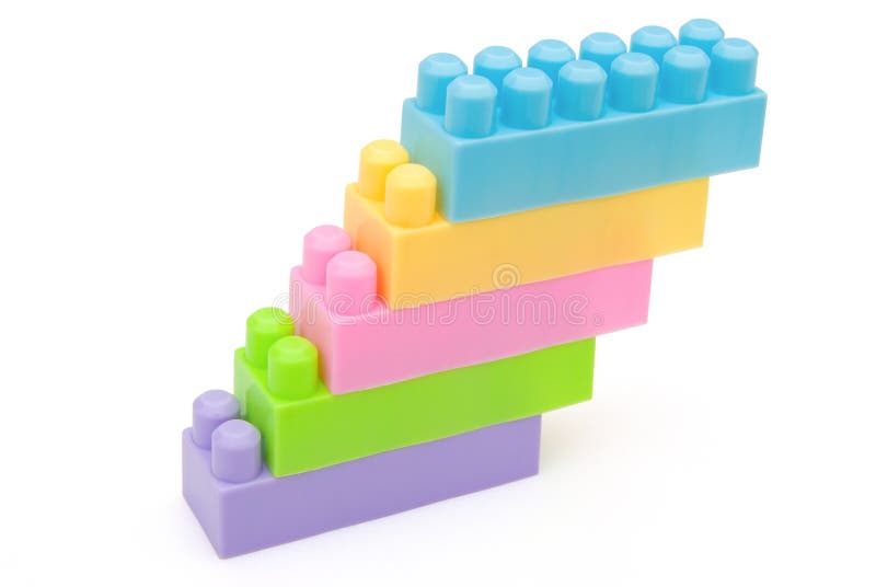 Toy bricks stack together stock image. Image of geometric - 23408691
