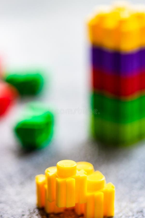 Toy bright colors blocks stock image. Image of view - 152426457