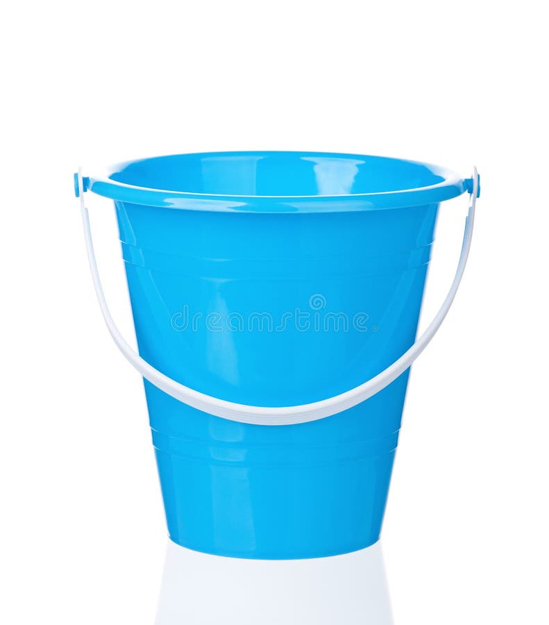 Blue pail stock image. Image of pail, bucket, handle, container - 2209679