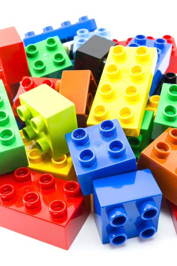 Toy Building Colorful Blocks. Stock Photo - Image of blocks, background ...