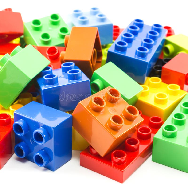 Toy Building Colorful Blocks. Stock Photo - Image of blocks, background ...