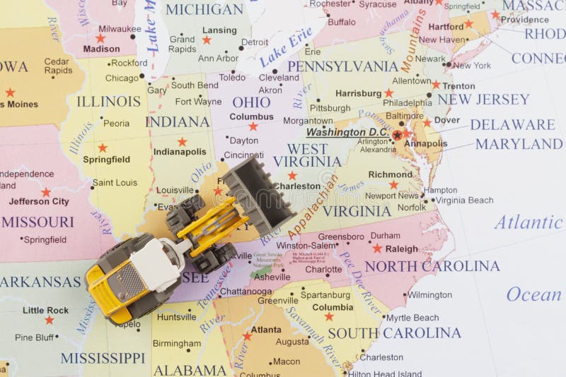 Michigan Indiana Border Map Stock Photos - Free & Royalty-Free Stock ...