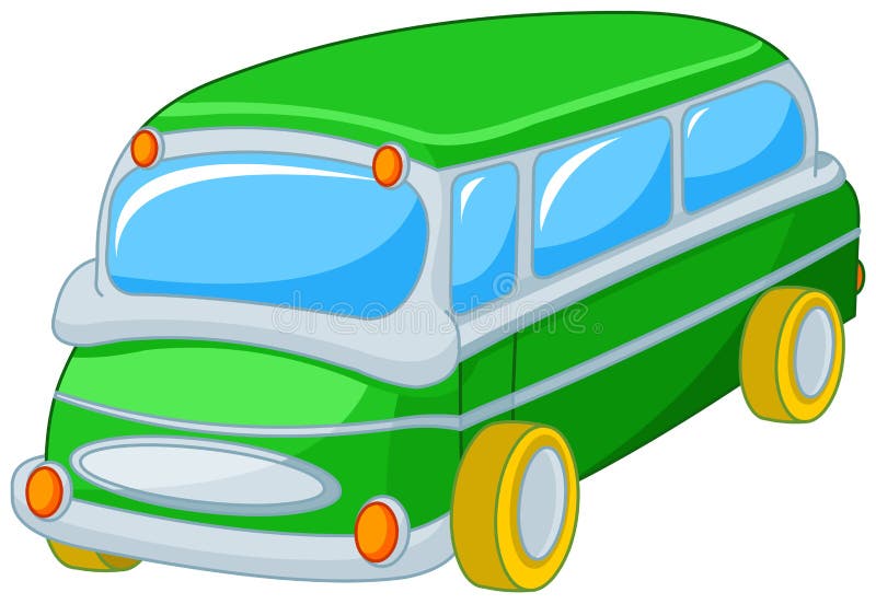 Green Bus Clipart