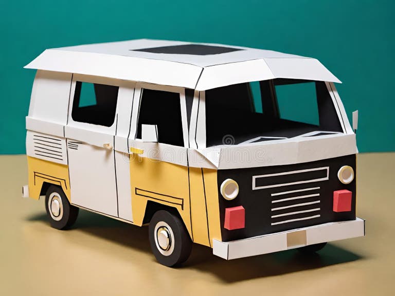 Mini Bus Model Paper Stock Illustrations – 17 Mini Bus Model Paper ...