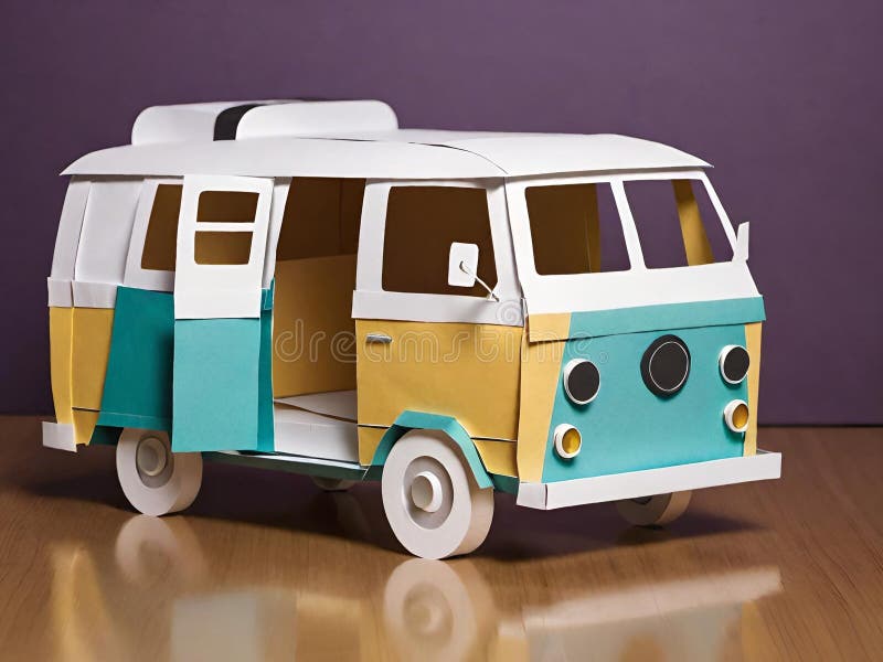 Paper Bus Model Stock Illustrations – 174 Paper Bus Model Stock ...