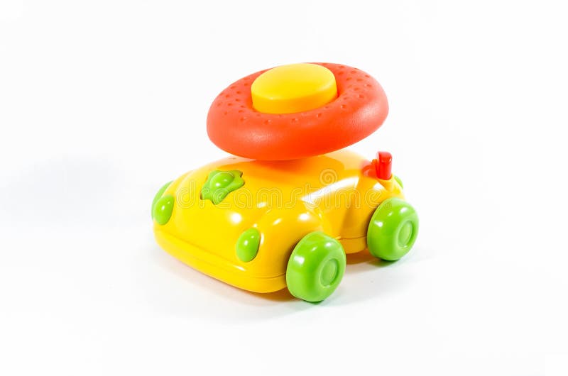 Toy Car isolated on white stock photo. Image of mobility - 41779350