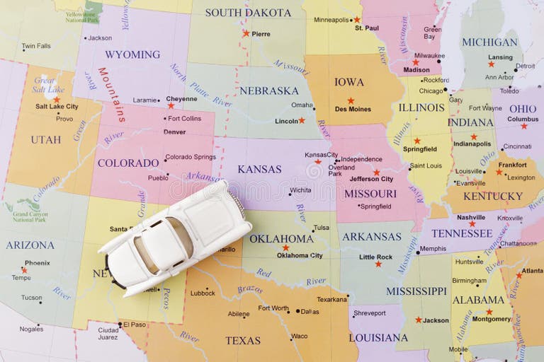 Michigan Indiana Border Map Stock Photos - Free & Royalty-Free Stock ...