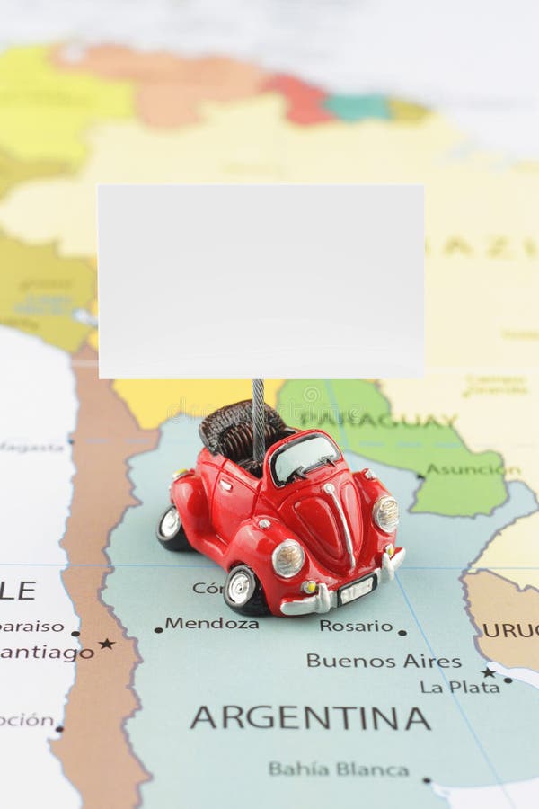Toy Car Over the American Map Stock Image - Image of checking, highway ...