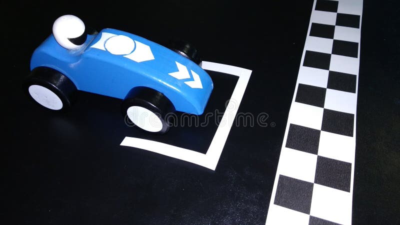 Toy car at starting grid stock image. Image of racing - 106293973