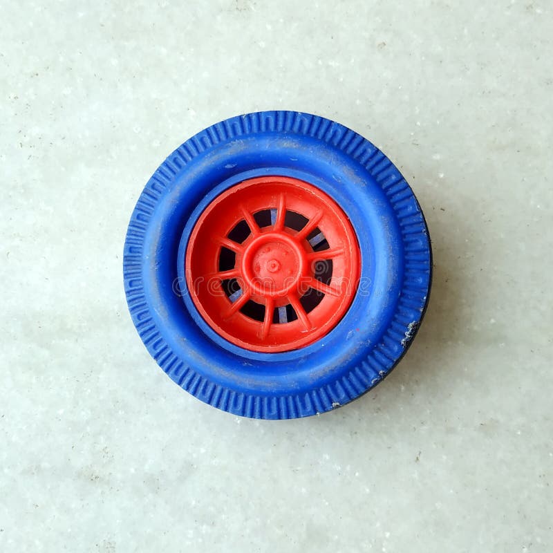 Toy Car Wheel Isolated on White Background Stock Photo - Image of speed ...