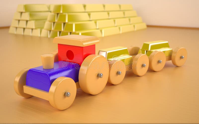 Toy car stock illustration. Illustration of cart, blocks - 36057285