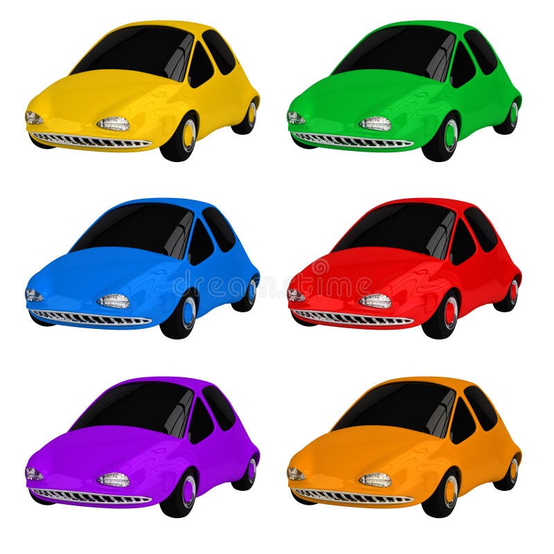 Toy Cars color stock illustration. Illustration of driving - 21859016