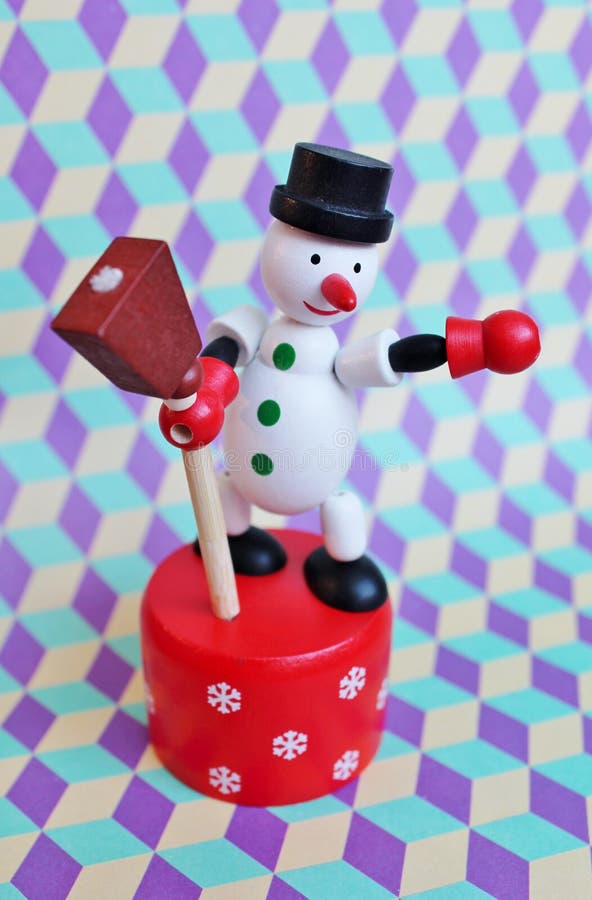 Toy christmas snowman stock photo. Image of snow, decorated - 33033366