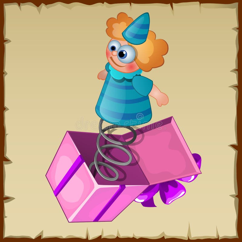 Spring clown concept stock vector. Illustration of green - 51663377