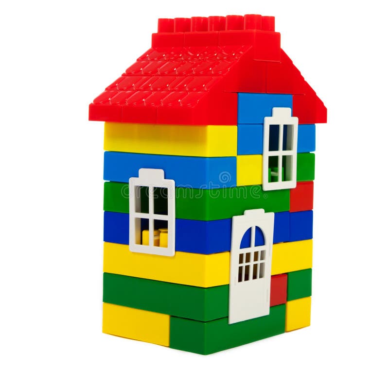 Toy colorful house stock photo. Image of exterior, concepts - 33647086