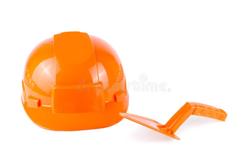 Toy Construction Helmet and Tools Over Stock Image - Image of activity ...