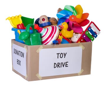 Toy donation box stock image. Image of cardboard, bucket - 32538121