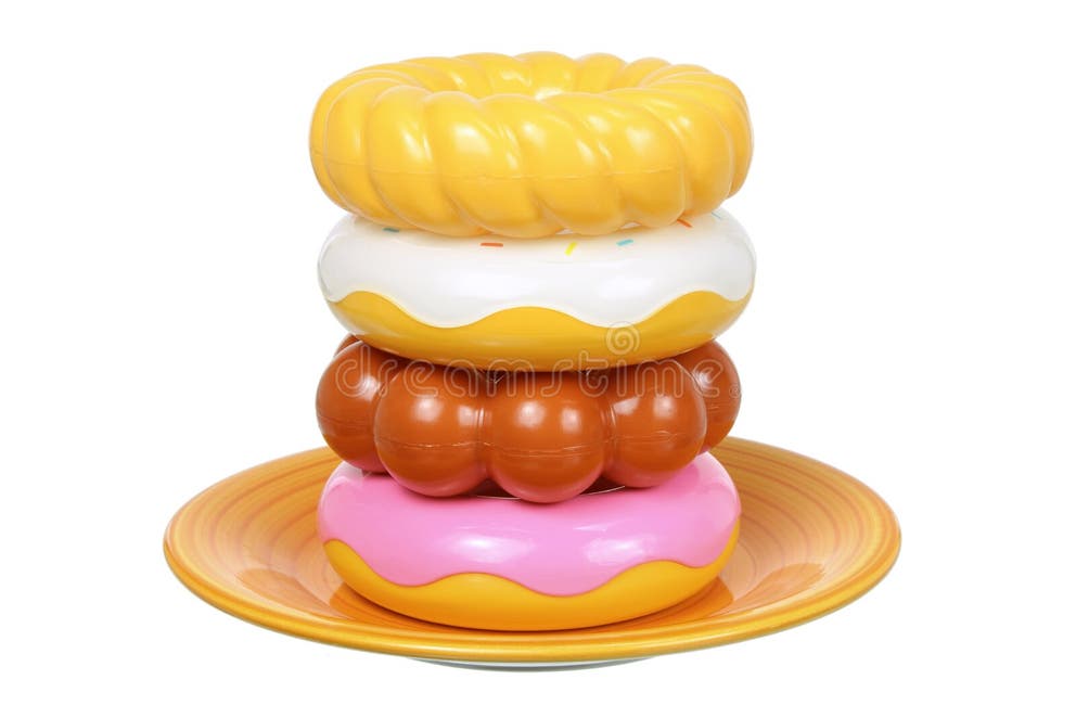 Toy Doughnuts stock photo. Image of shape, still, snacks - 27614520