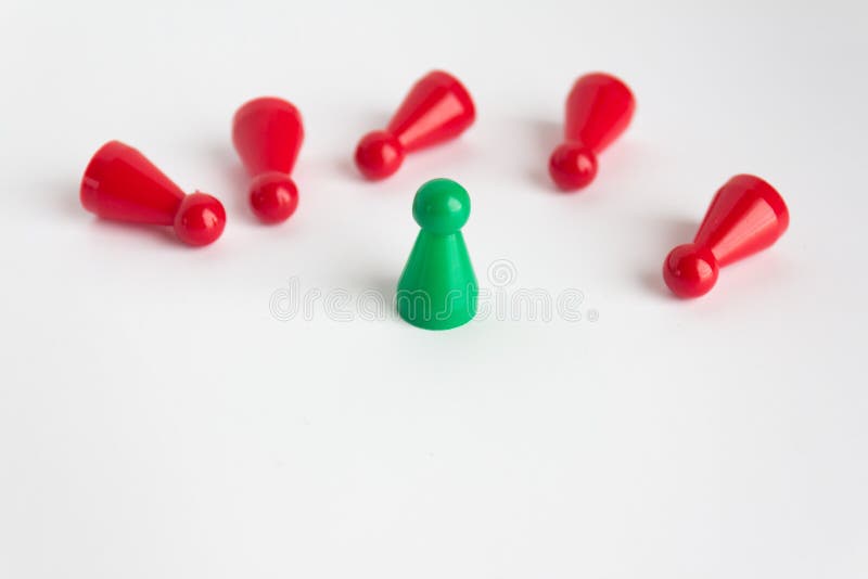 Toy Figure on White Background, Winning Concept Stock Photo - Image of ...