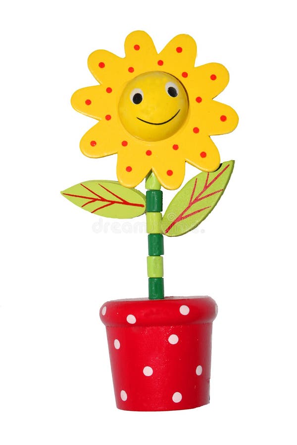 Toy flower stock photo. Image of wooden, leaves, flower - 5810704