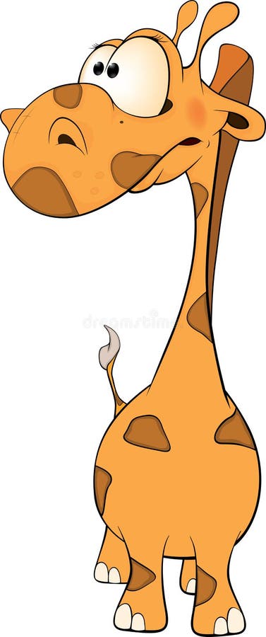 Toy giraffe cartoon stock vector. Illustration of humor - 38520468
