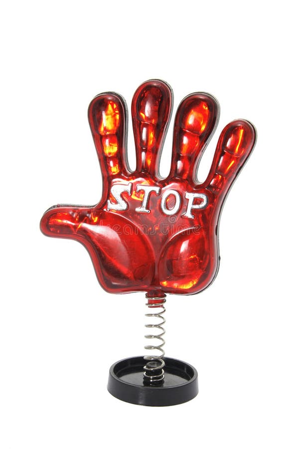 Toy Hand on Coil stock photo. Image of vertical, hand - 8797150