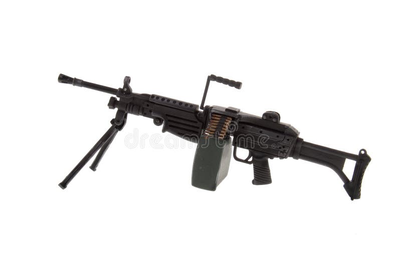 M240 Machine Gun stock photo. Image of mobility, long - 2699204