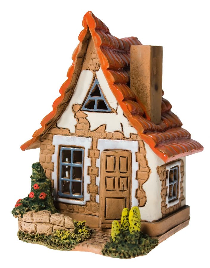 Vintage Dollhouse isolated stock photo. Image of house - 21566216