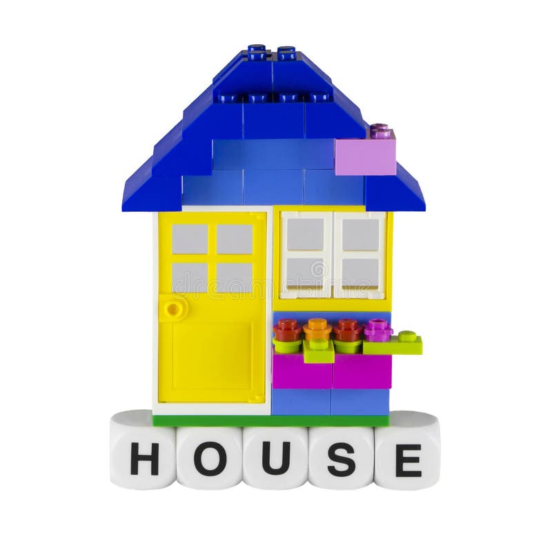 Toy house stock image. Image of construction, door, house - 10724611
