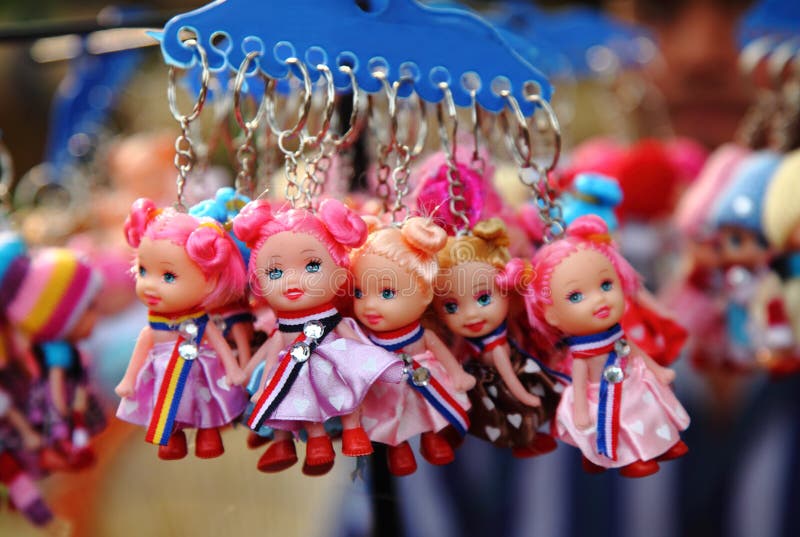 Toy Key Chains stock photo. Image of modern, design, handicraft - 37529248