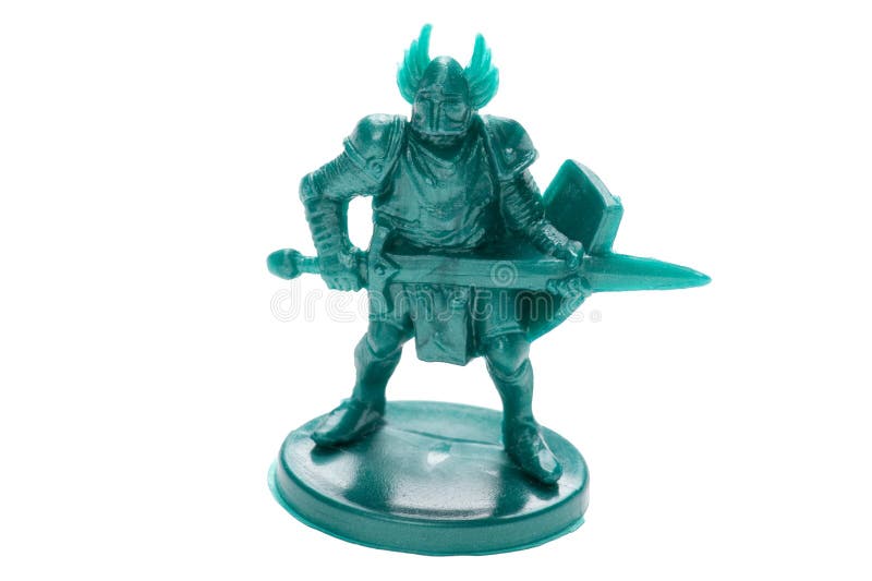 Toy knight on white macro stock image. Image of defense - 20352335