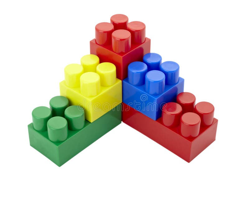 Toy Lego Block Construction Education Childhood Stock Image - Image of ...