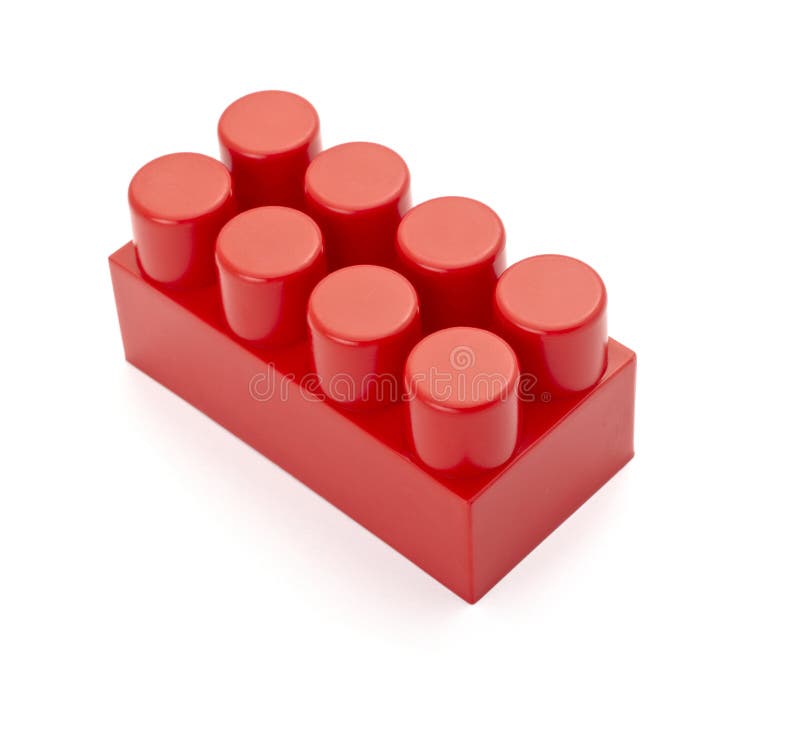 Red Lego blocks editorial photo. Image of learning, model - 27882431