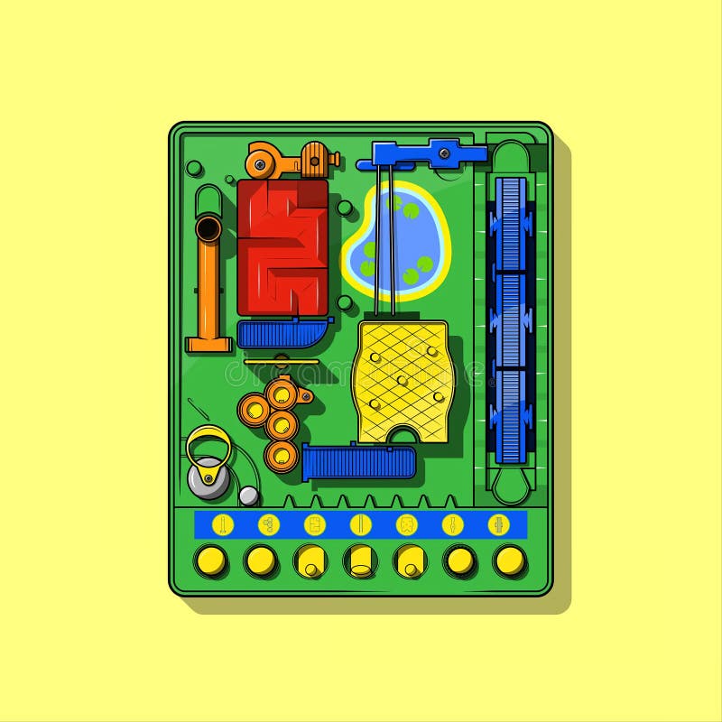 Toy machine for kids stock illustration. Illustration of presentation ...