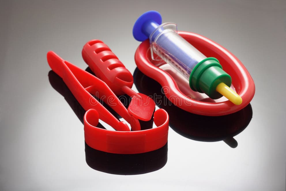 Toy Medical Instruments stock image. Image of shot, care - 16172481