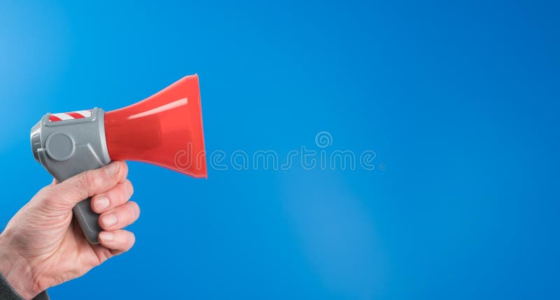 Toy Megafon Hand Stock Photos - Free & Royalty-Free Stock Photos from ...