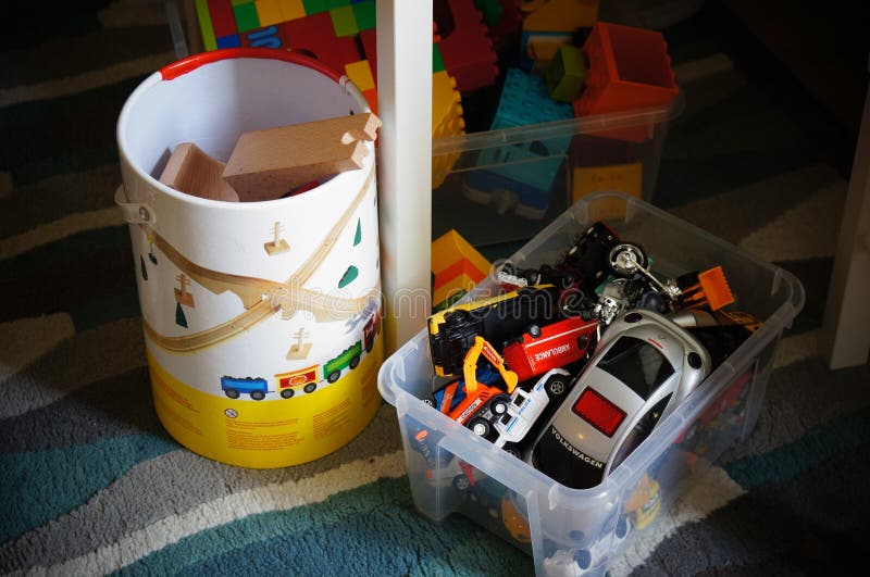 Toy mix editorial stock photo. Image of full, room, cars - 83919478