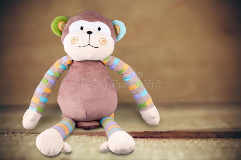 Toy monkey stock photo. Image of teddy, medicine, sitting - 62048660