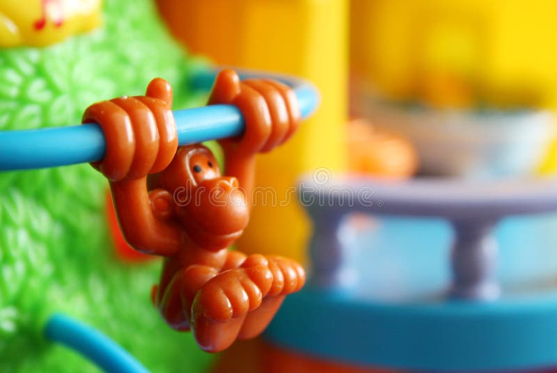 Toy monkey stock image. Image of play, monkey, childhood - 52695341