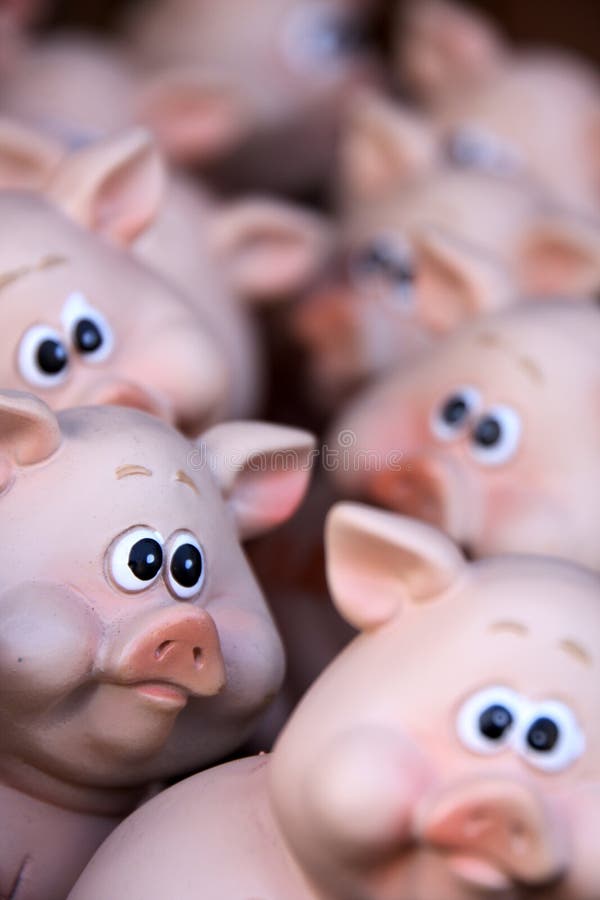 Toy piggies stock photo. Image of agriculture, agricultural - 14207288