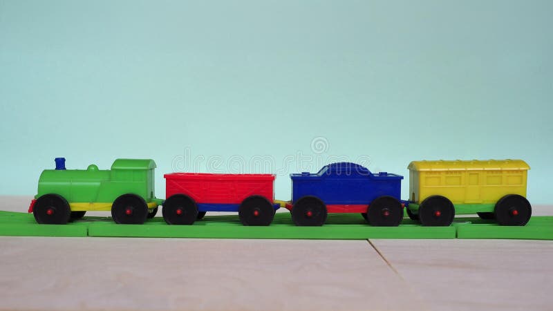 Toy plastic train stock image. Image of plastic, transit - 324573649