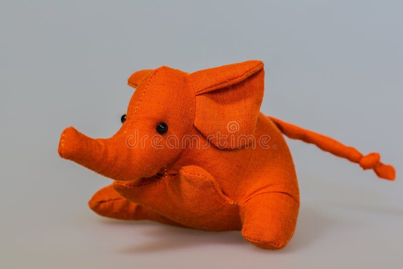 Toy plush elephant stock photo. Image of plush, yellow - 31653424