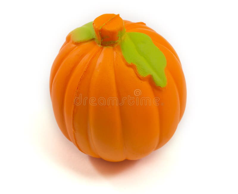 Toy Pumpkin Stressball stock photo. Image of stress, treat - 21849870