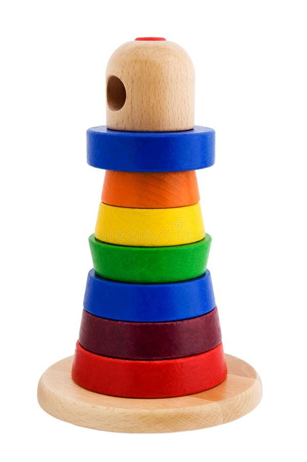 Toy pyramid close up stock image. Image of childhood - 20726647