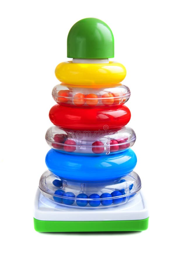 Toy Pyramid stock photo. Image of colors, childhood, children - 38565046