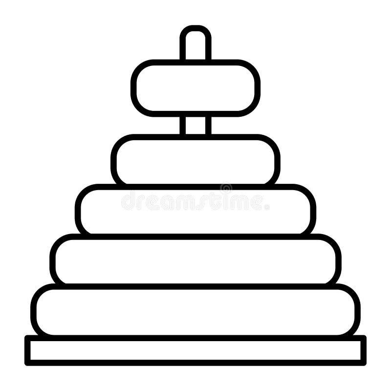 Pyramid Thin Line Icon. Report Vector Illustration Isolated on White ... Pyramid Thin Line Icon. Report Vector Illustration Isolated on White ...