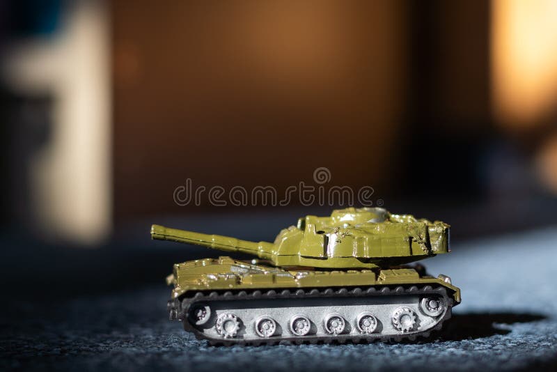 Toy RC Model Tank of the Second World War Stock Image - Image of hobby ...