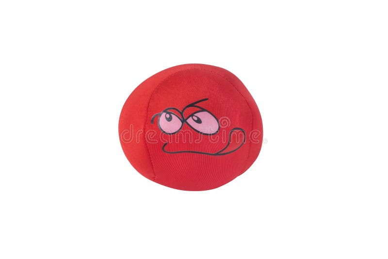 Toy red head with eyes stock photo. Image of concept - 106688812