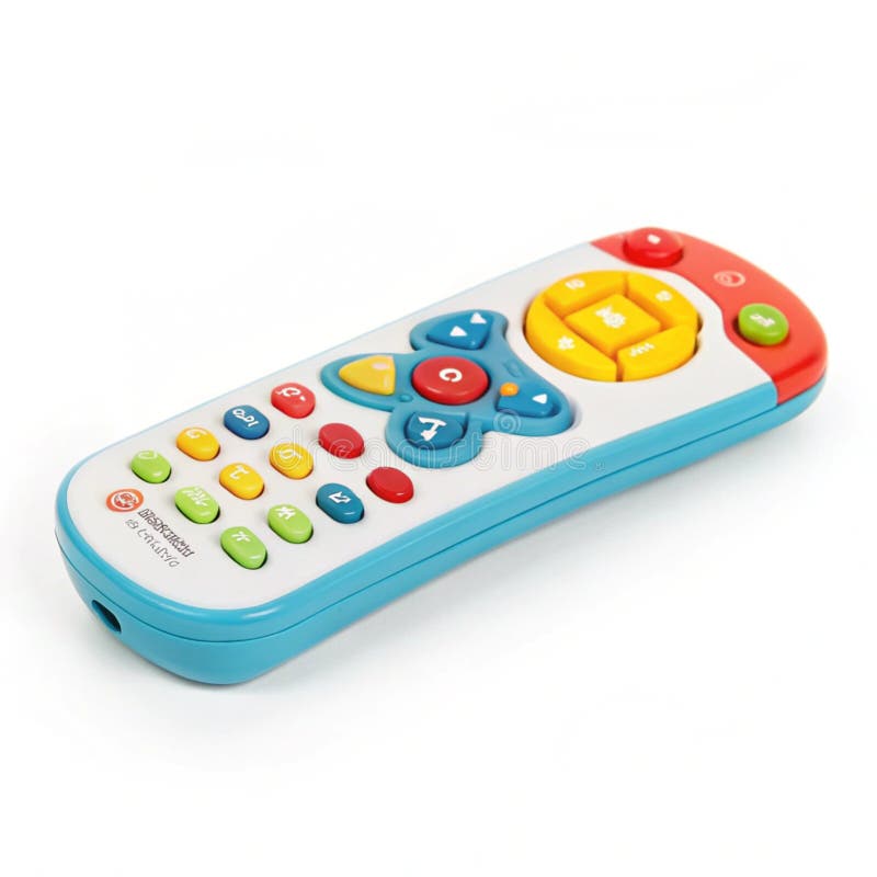 Toy Remote Control on Transparent Background Stock Illustration ...